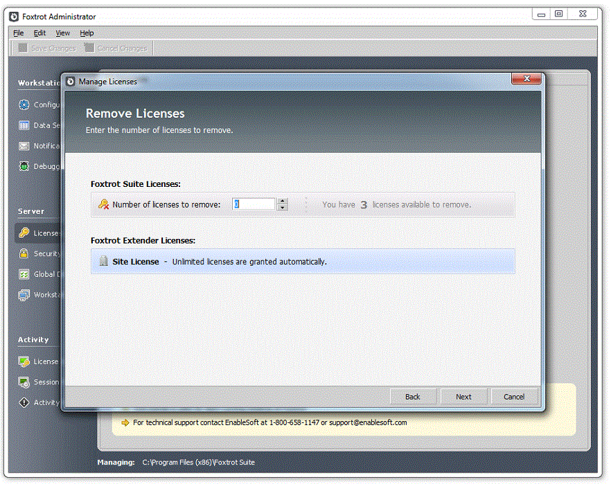Moving Licenses – Foxtrot Alliance